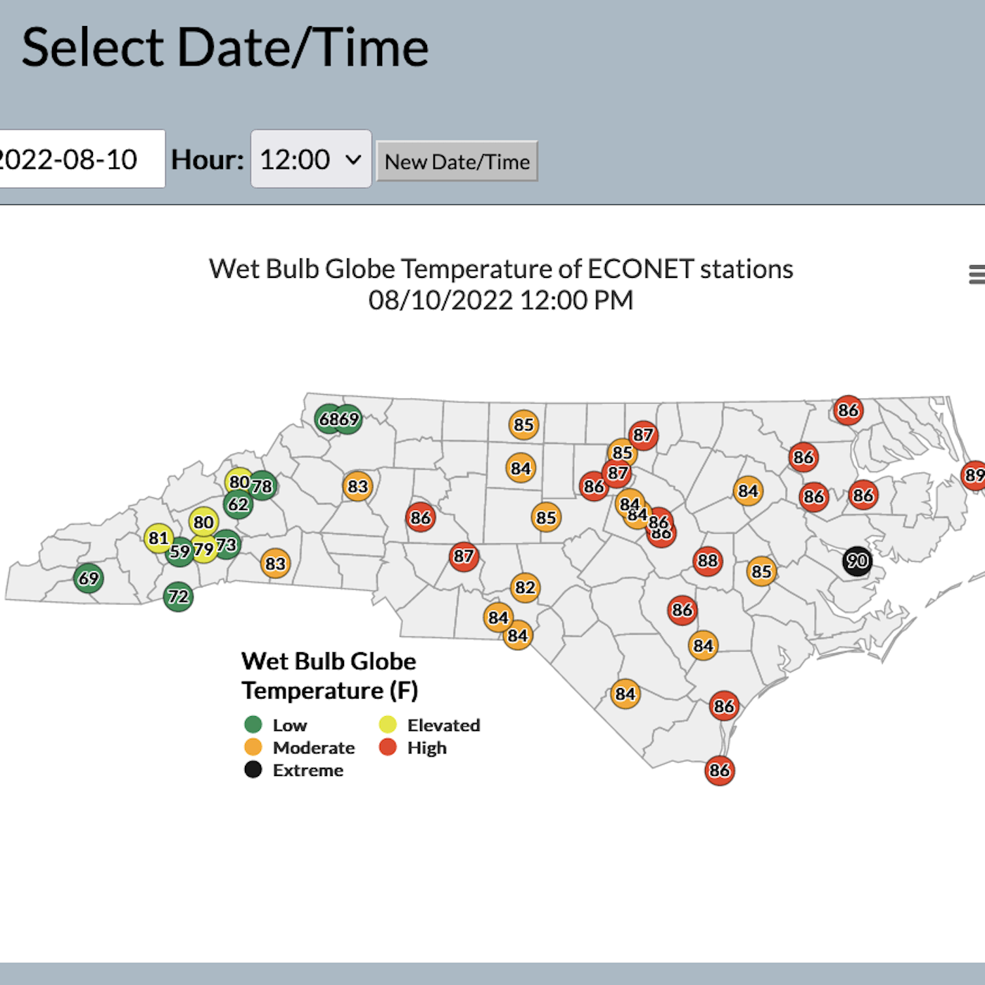 Data & Products – Environment & Climate Observing Network